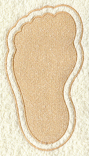 Footprint (Embossed)