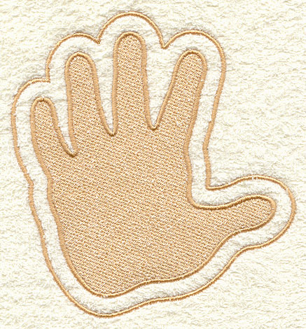 Handprint (Embossed)