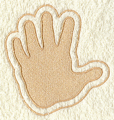 Handprint (Embossed)