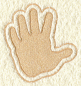 Handprint (Embossed)