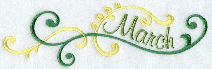 Monthly Celebrations Border - March