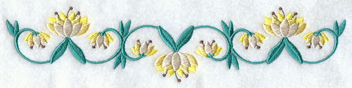 Lotus Flower Border