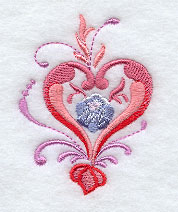 Rosemaling Heart 2
