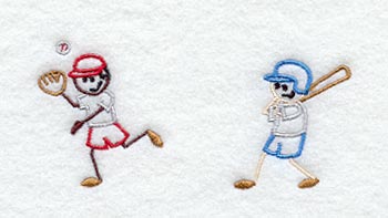 Stick Figure Baseball