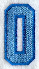 Collegiate Number 0 (3 Inch)