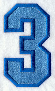 Collegiate Number 3 (4 Inch)