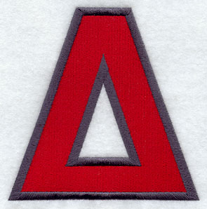 Collegiate Letter Delta (4 Inch)