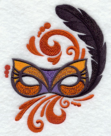 Ibis Mask with Feather