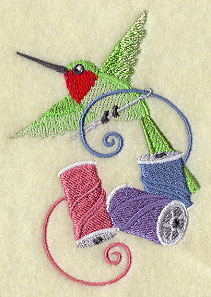 Crafty Hummingbird and Thread