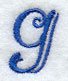 Formal Affair Lower Case g - 1 Inch