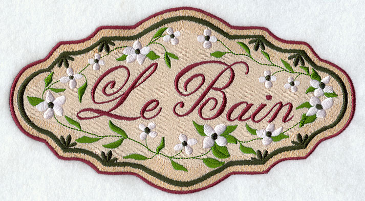 Le Bain Sign