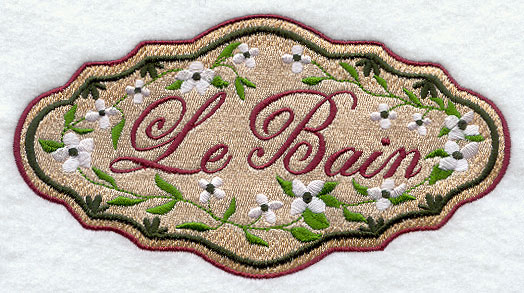 Le Bain Sign