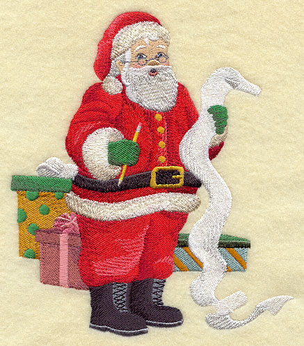 Santa Checks His List