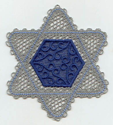 Star of David (Battenburg Lace)