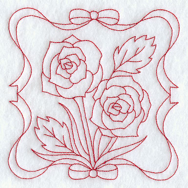 Roses (Redwork)