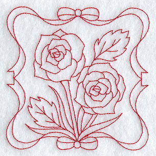 Roses (Redwork)