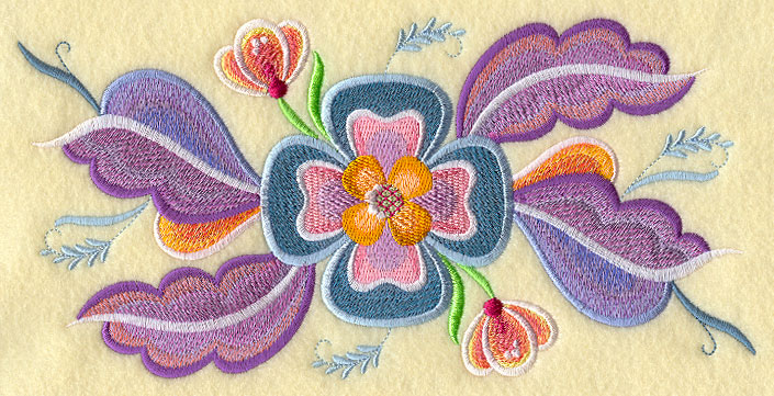 Spring Rosemaling Border 1
