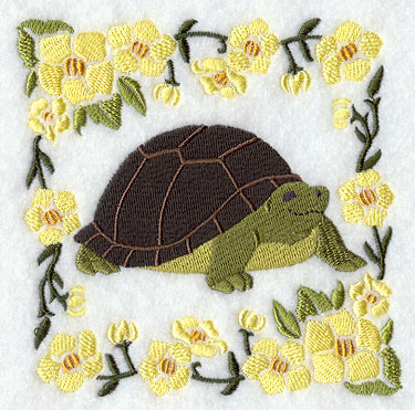 Woodland Animal Square - Turtle
