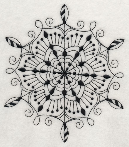 Snowflake Symphony 2 (Blackwork)