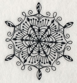 Snowflake Symphony 2 (Blackwork)