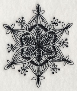 Snowflake Symphony 4 (Blackwork)