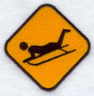 Sledding XING Sign