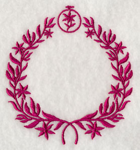 Monogram Wreath - Embroidery