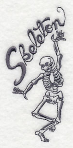 Creepy Halloween Skeleton