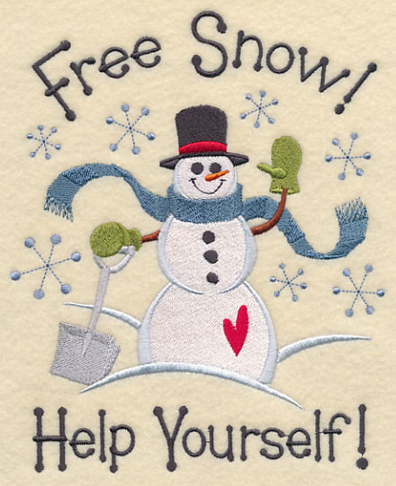 Free Snow - Help Yourself Snowman