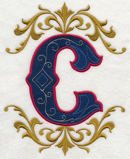 Illuminated Letter C (6.75 inch)