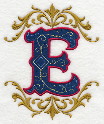 Illuminated Letter E (5.5 inch)