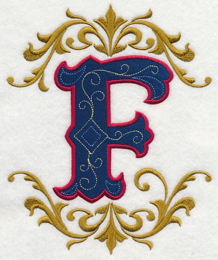 Illuminated Letter F (6.75 inch)