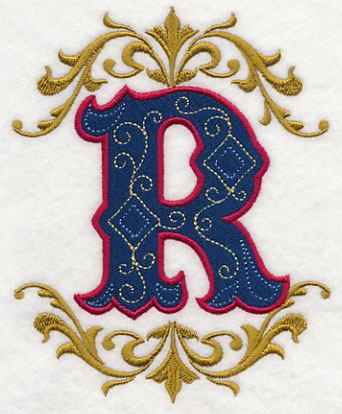 Illuminated Letter R (5.5 inch)