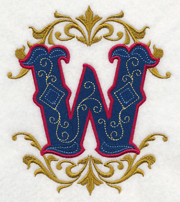 Illuminated Letter W (5.5 inch)