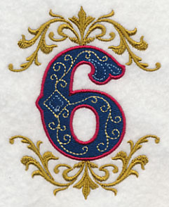 Illuminated Number 6 (4 inch)