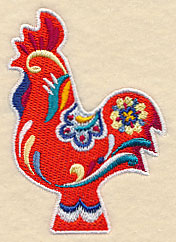 Classic Dala Rooster