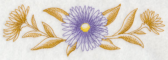 Aster Border (Toile)