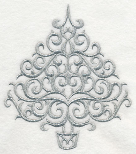 Shimmering Filigree Christmas Tree