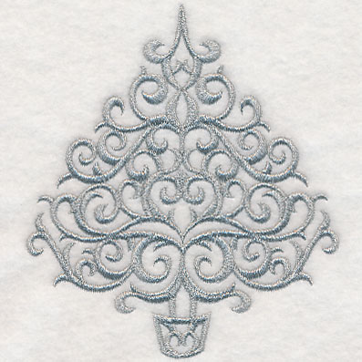 Shimmering Filigree Christmas Tree