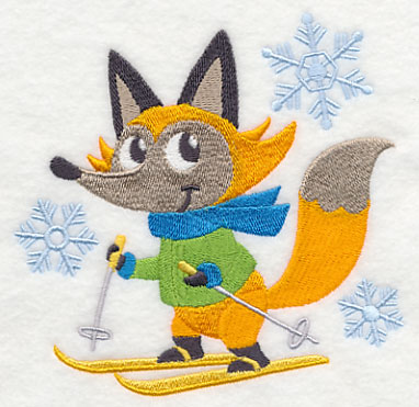 Skiing Fox