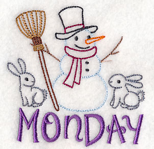 Monday Snowman (Vintage)