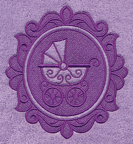 Baby Pram (Embossed)