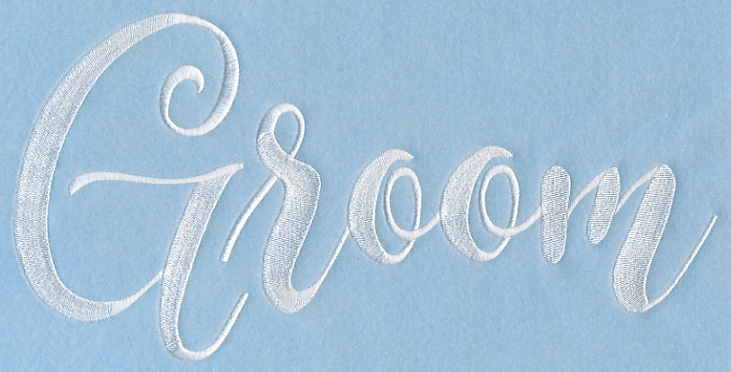 Wedding Typography - Groom