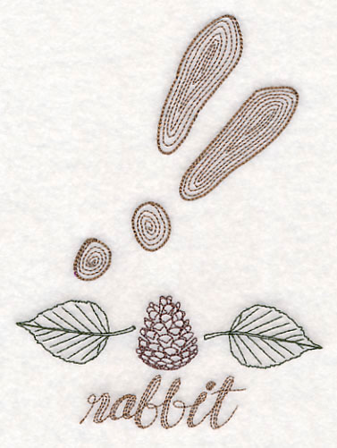 Animal Tracks - Rabbit (Vintage)