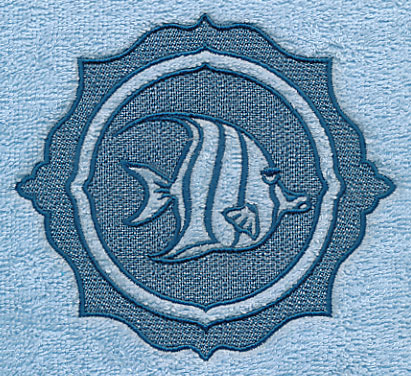 Fish Medallion (Embossed)