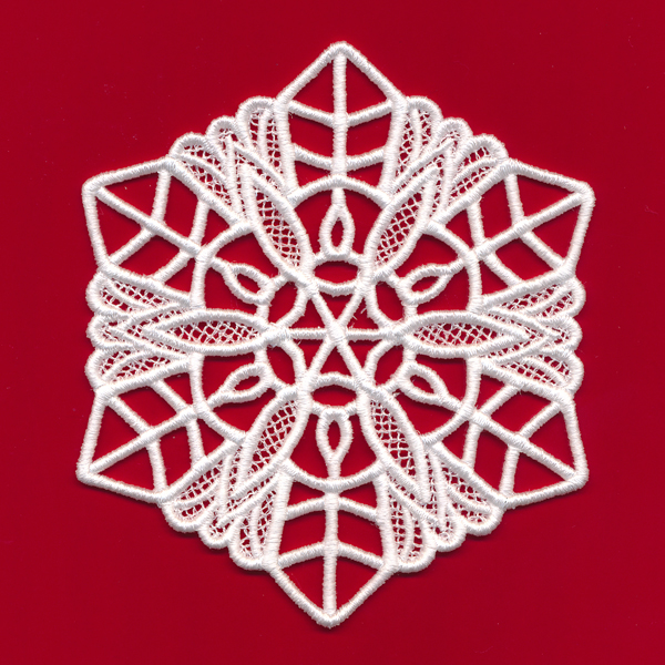Feather Snowflake (Lace)