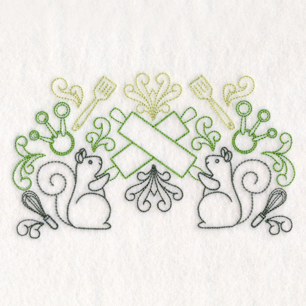 Kitchen Helper Squirrels (Vintage)