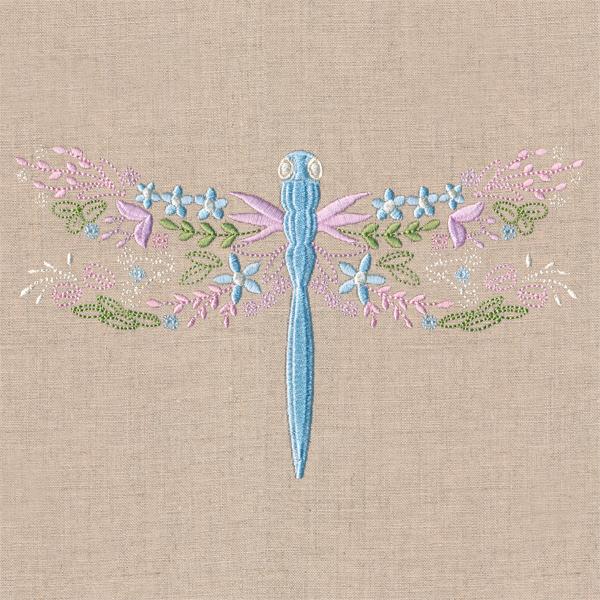 Delicate Wildflower Dragonfly