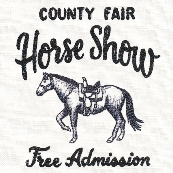 County Fair Sign - Horse Show