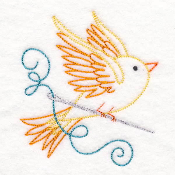 Crafty Bird - Needle & Thread (Vintage)